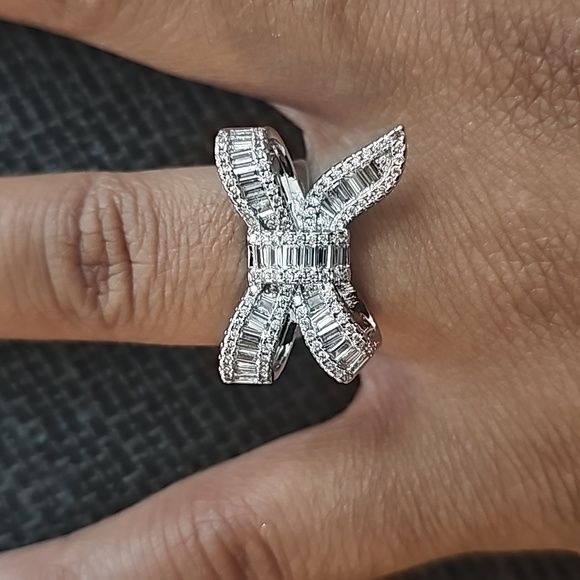 Jewelry | Silver Bow Ring Size 6 | Poshmark